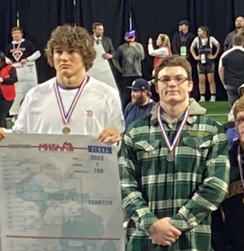 Dow's Wardell state runner-up at 189 pounds, Creek's Brooks takes 4th