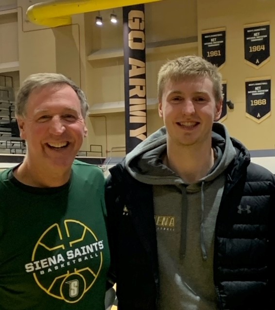 Father goes the distance to watch Michael Baer play for Siena basketball