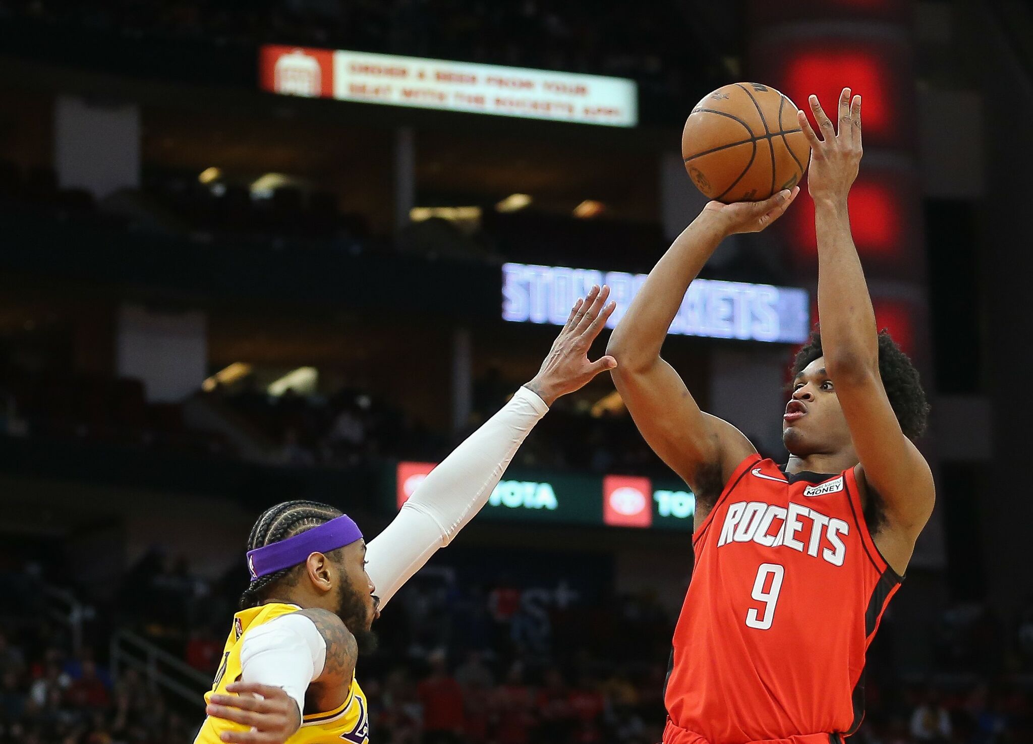 With a brother in the crowd again, Rockets' Josh Christopher enjoys ...