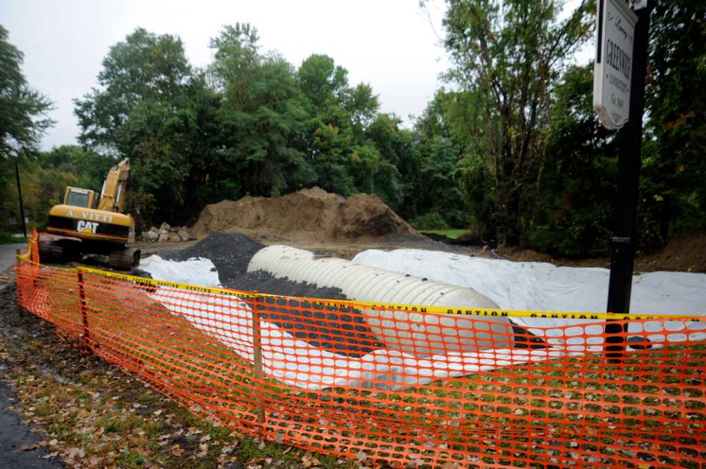 Fire department installs 30,000 gallon cistern on King Street