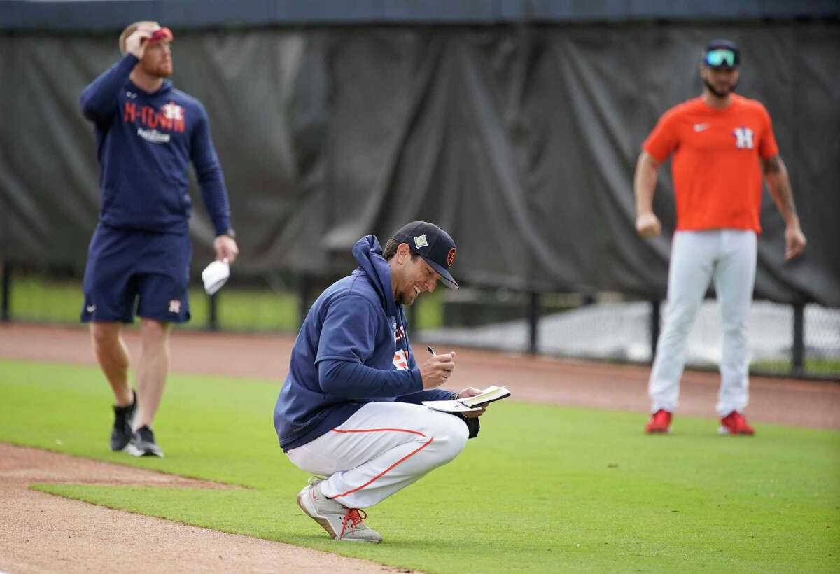 Astros' Dusty Baker would 'rather not' play Kyle Tucker in center field