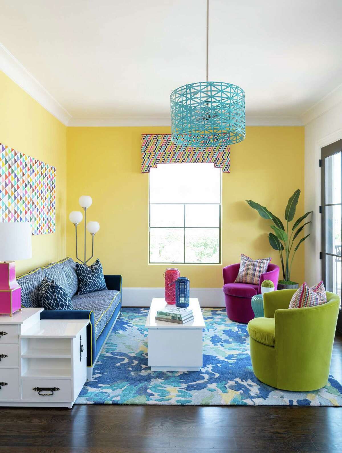 Young lawyer uses rainbow of color in her Hyde Park townhome
