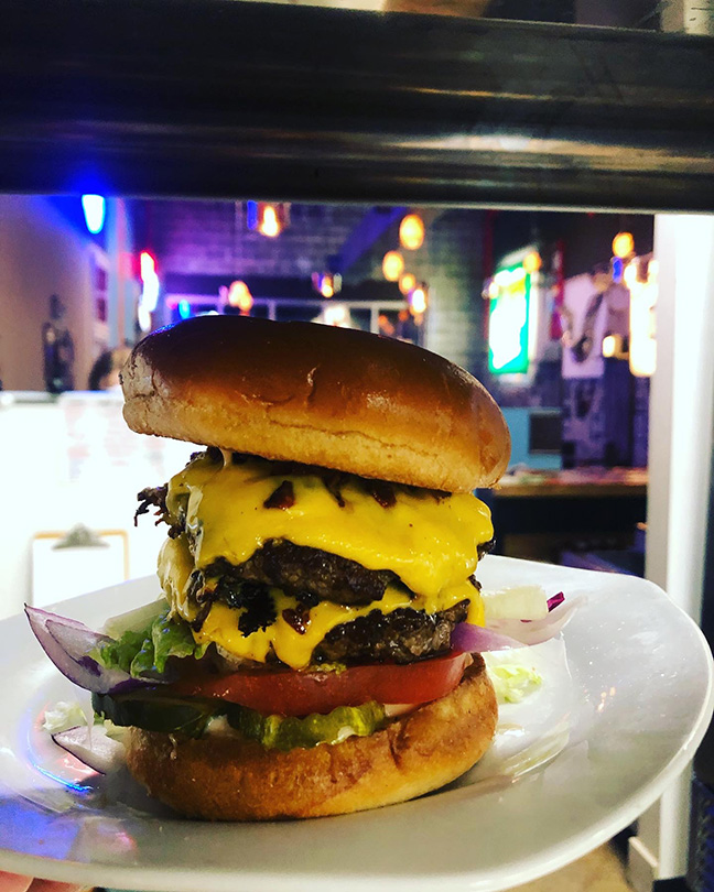 Chappy's serves up burgers, fried chicken and car-related décor