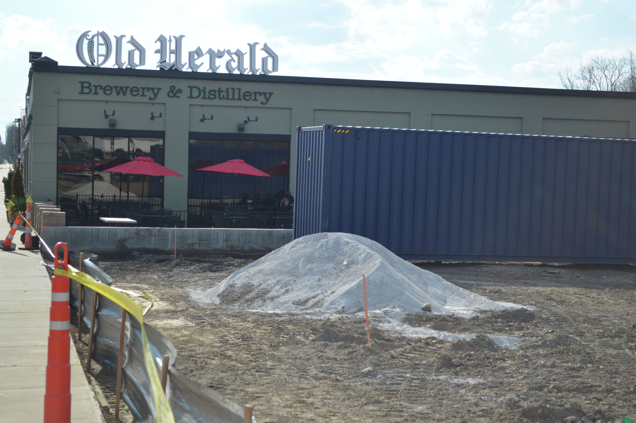 Progress starts on outdoor additions at Old Herald Brewery