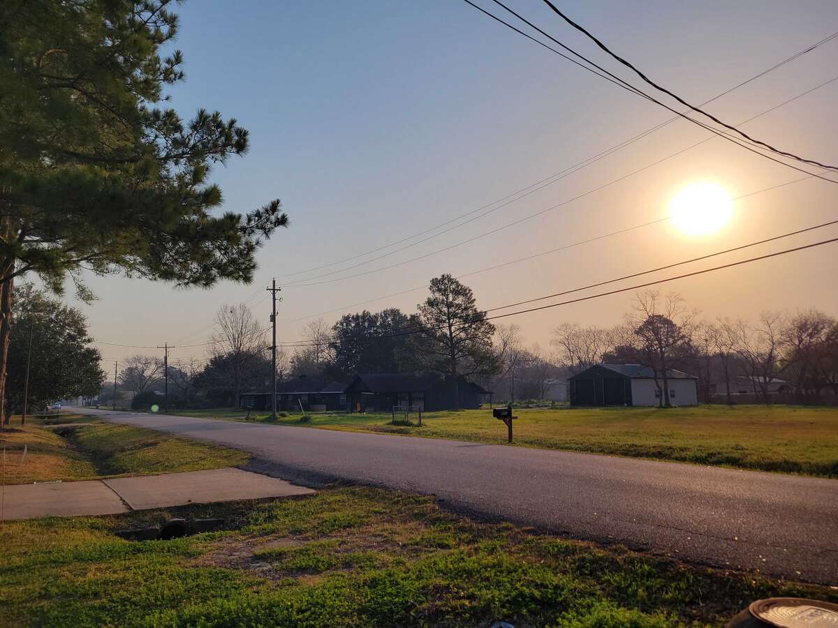 Why does Houston smell smoky today? It's coming from a fire in West Texas