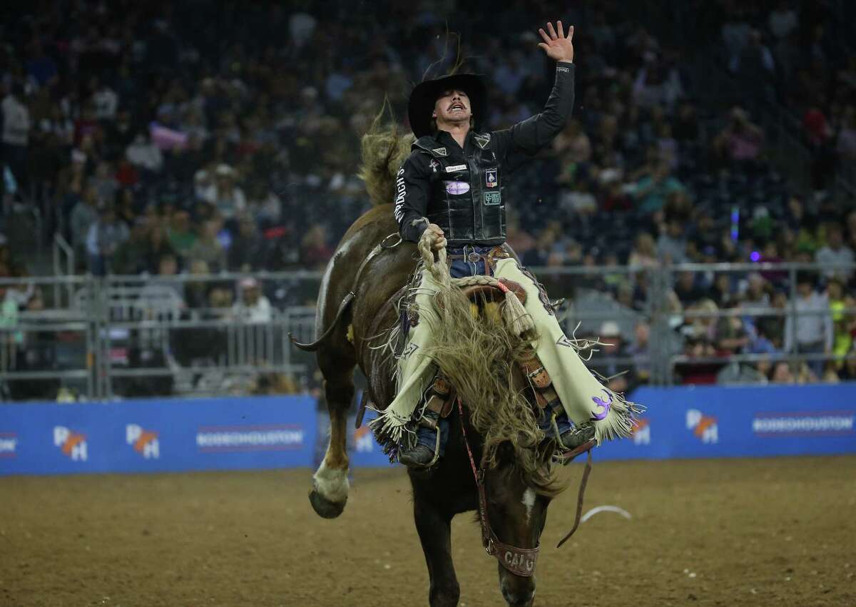 Saddle bronc rider Wyatt Casper wins RodeoHouston Wild Card