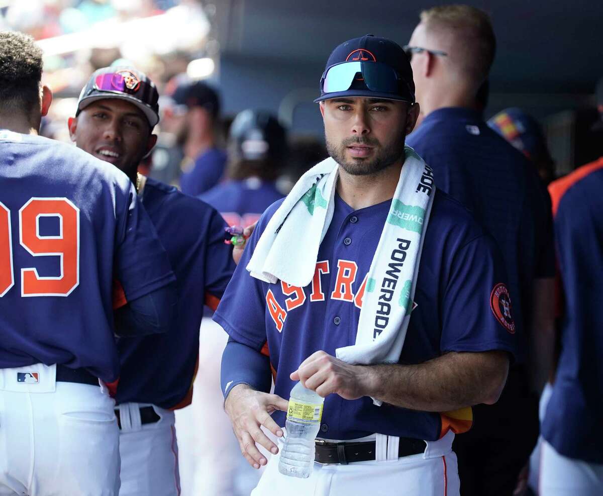 Astros manager Dusty Baker shares special moment with son Darren at ...