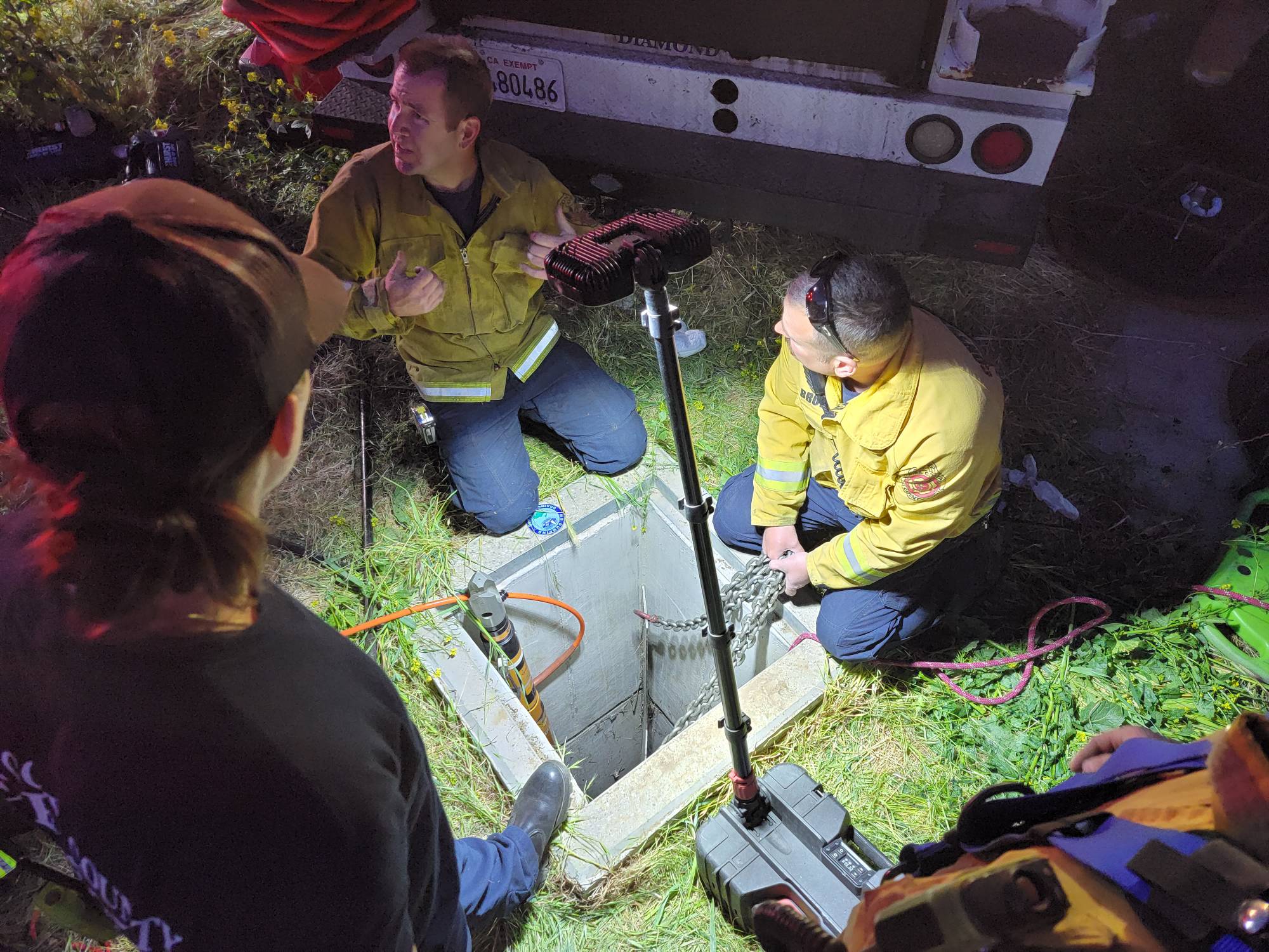 Man rescued from underground pipe in Antioch after 3 1/2-hour operation