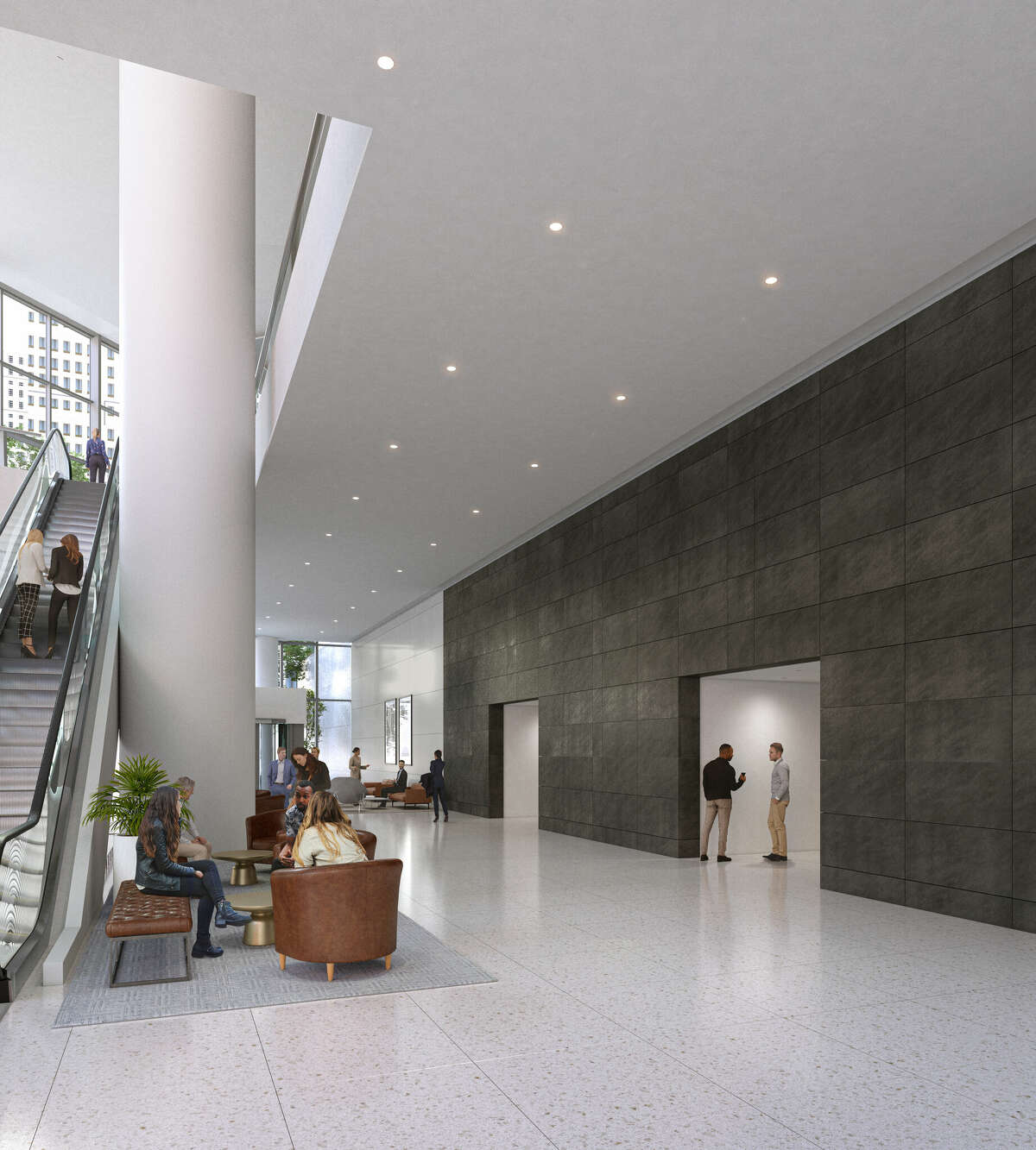 Brookfield starts renovations on downtown, 51-story Fulbright Tower in ...