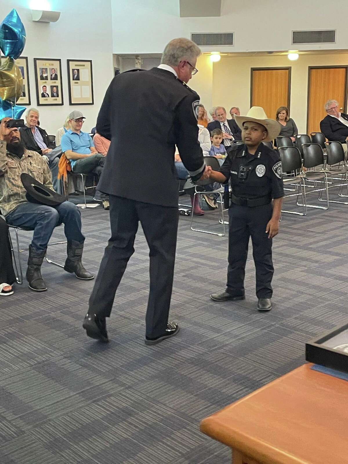 Devarjaye ‘DJ’ Daniel sworn in as honorary assistant chief of Jersey ...