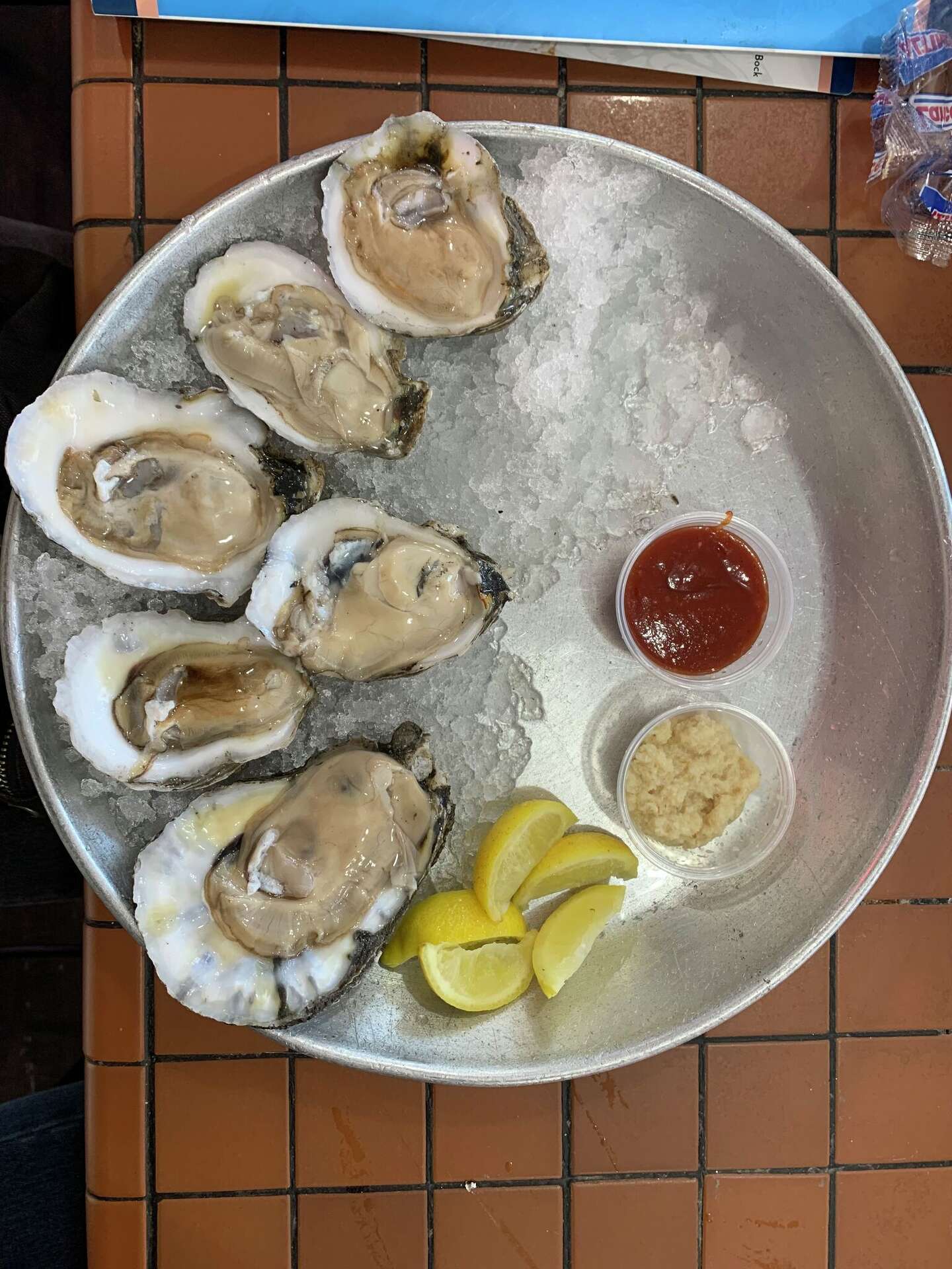 Dining in at San Antonio's Dry Dock Oyster Bar at 40 years at sea