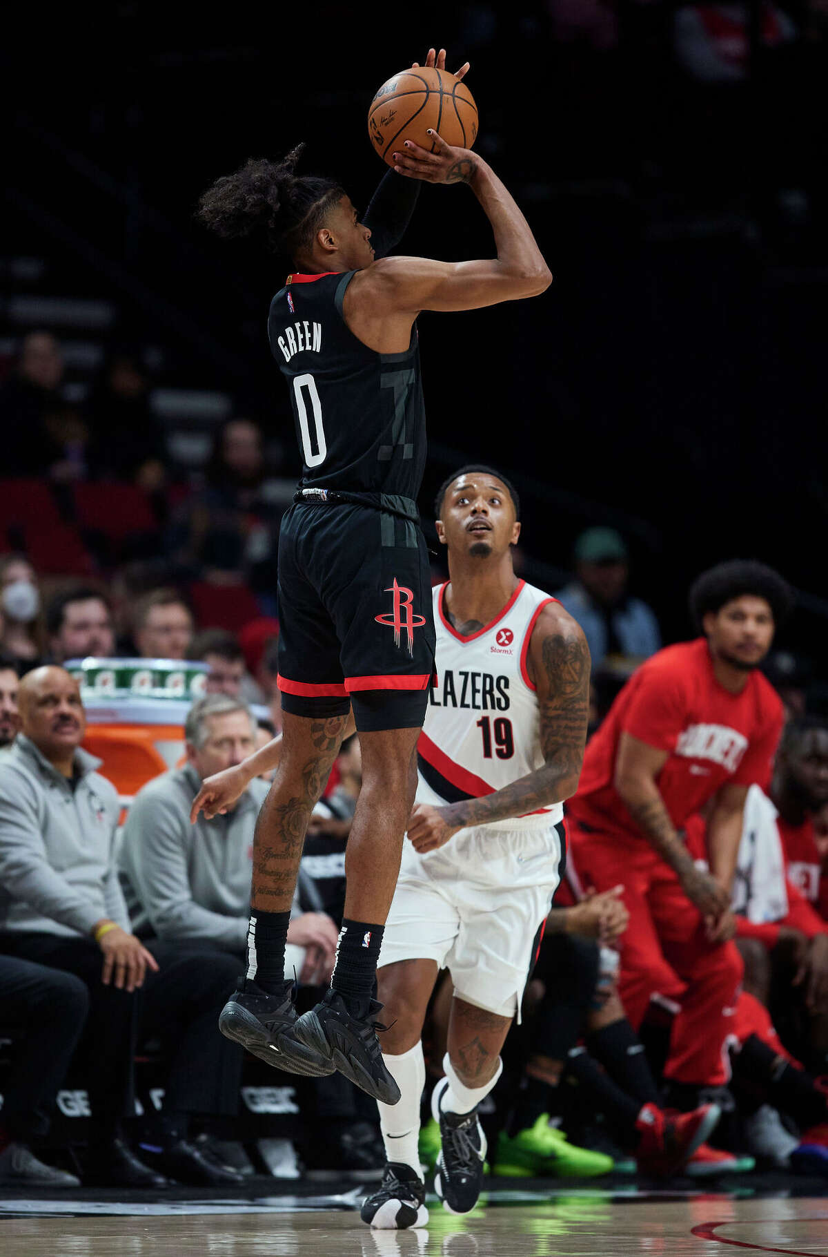 Rockets blow out shorthanded Trail Blazers