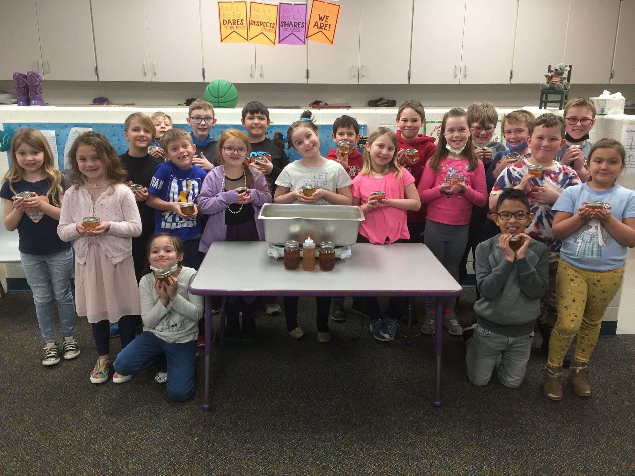 Photos: Onekama students cap syrup project with pancake lunch