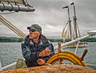 Captain of the Charles W. Morgan Whaling Ship Returns to Mystic