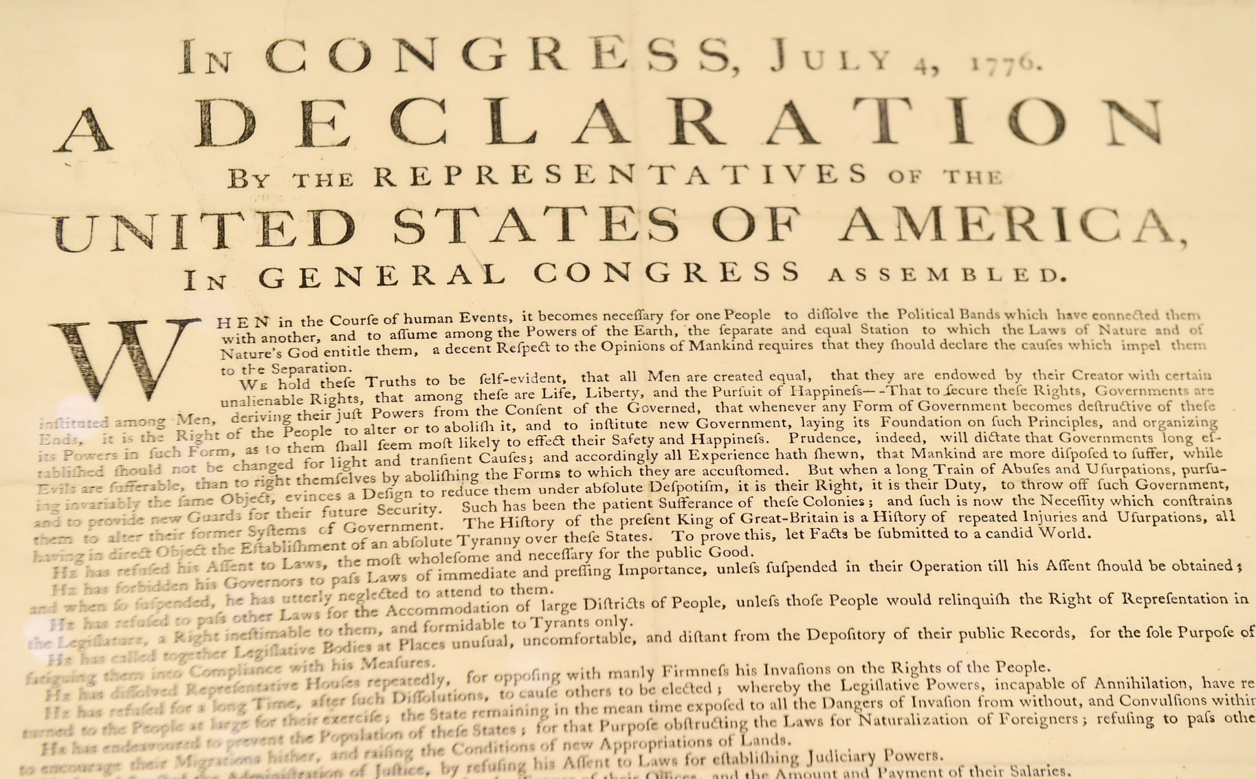 Yale’s Beinecke Library Has Original Copy of Declaration of ...