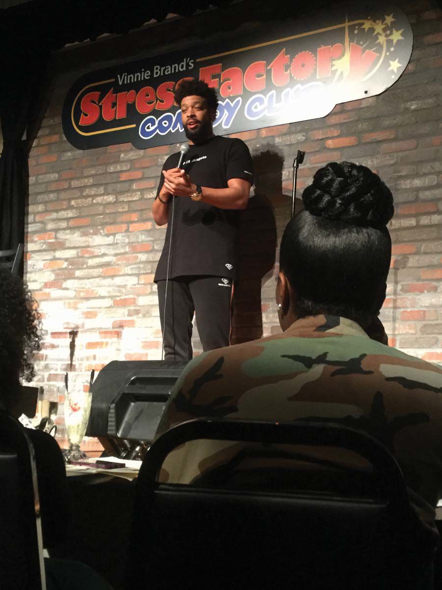 Vinnie Brand Delivers the Laughs at His Stress Factory Comedy Club in ...