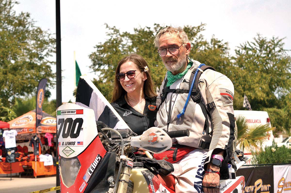 Donald Lewis has been beating younger motorcycle racers for years