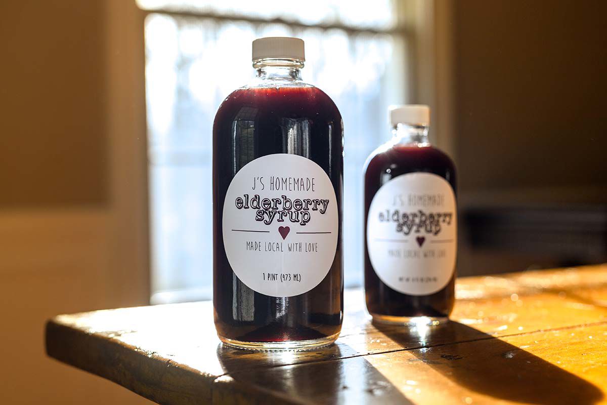This elderberry syrup is mom made, kid and adult approved