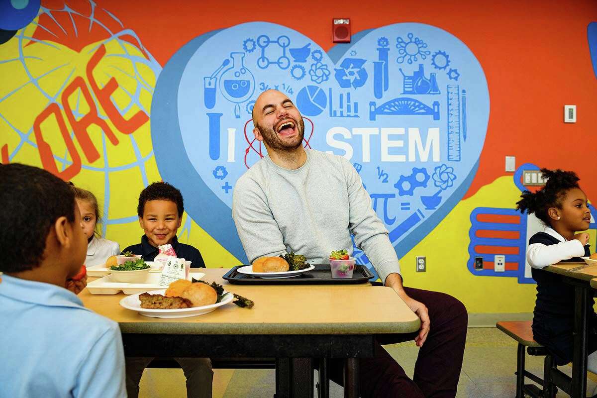 World-class chef Dan Giusti is giving school lunch a gourmet overhaul