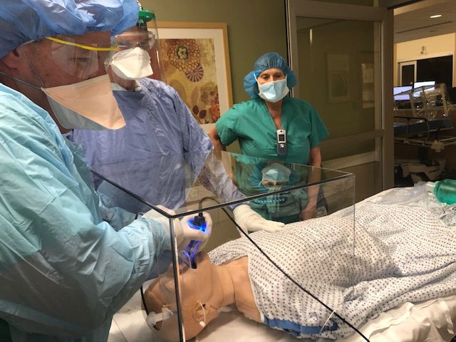 CT companies building intubation boxes for hospitals