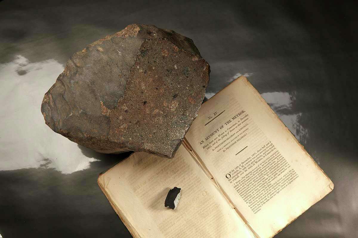 In December 1807, a meteorite fell from the sky above CT and into ...