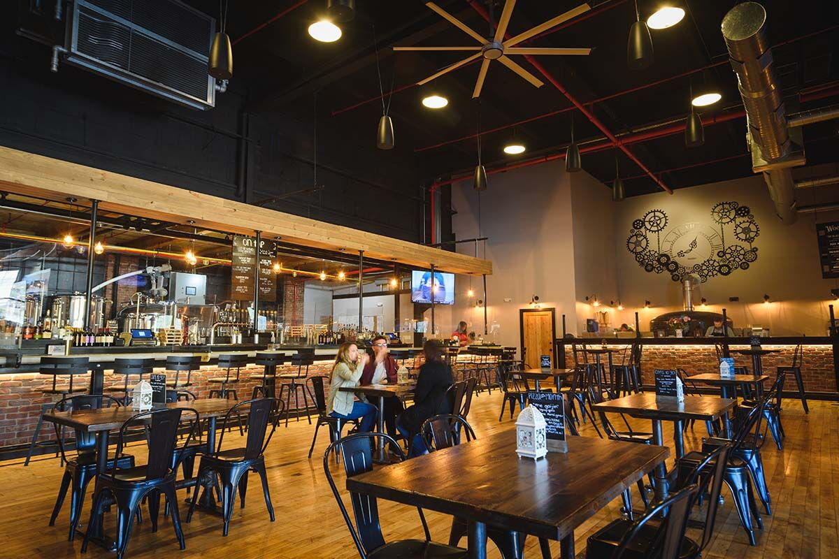 Housed in a historic clock factory, ClockTown Brewing is a timely hit