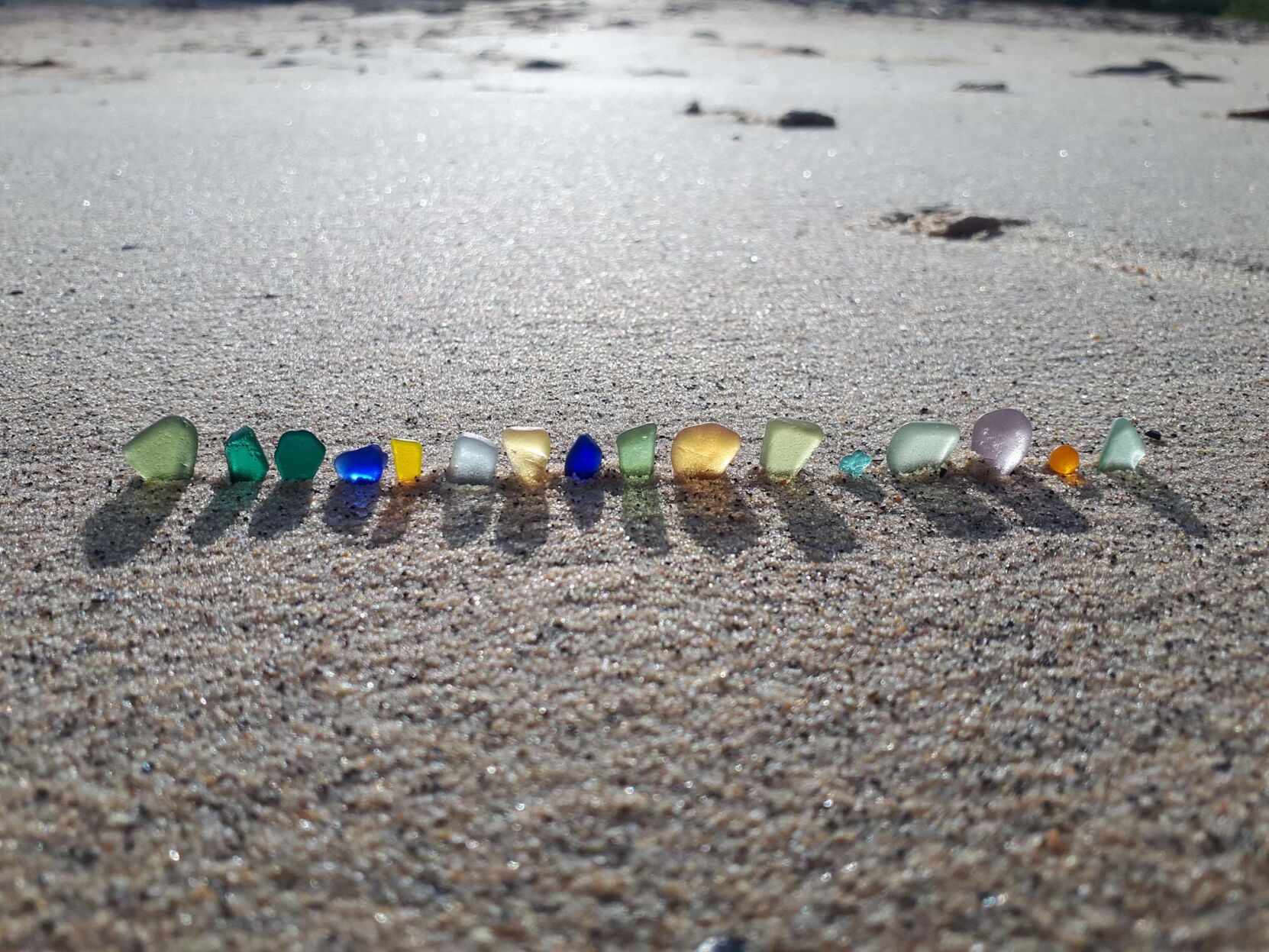 When it comes to sea glass, the thrill is in the hunt