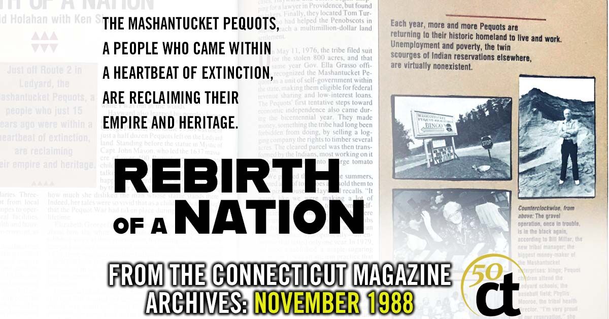 From the archives: The Mashantucket Pequots and the 'Rebirth of a ...