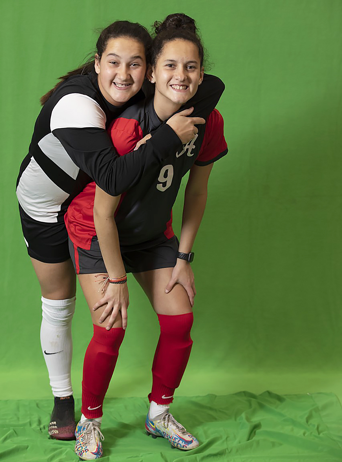 Twins Emily and Peyton Baker have announced their college choices
