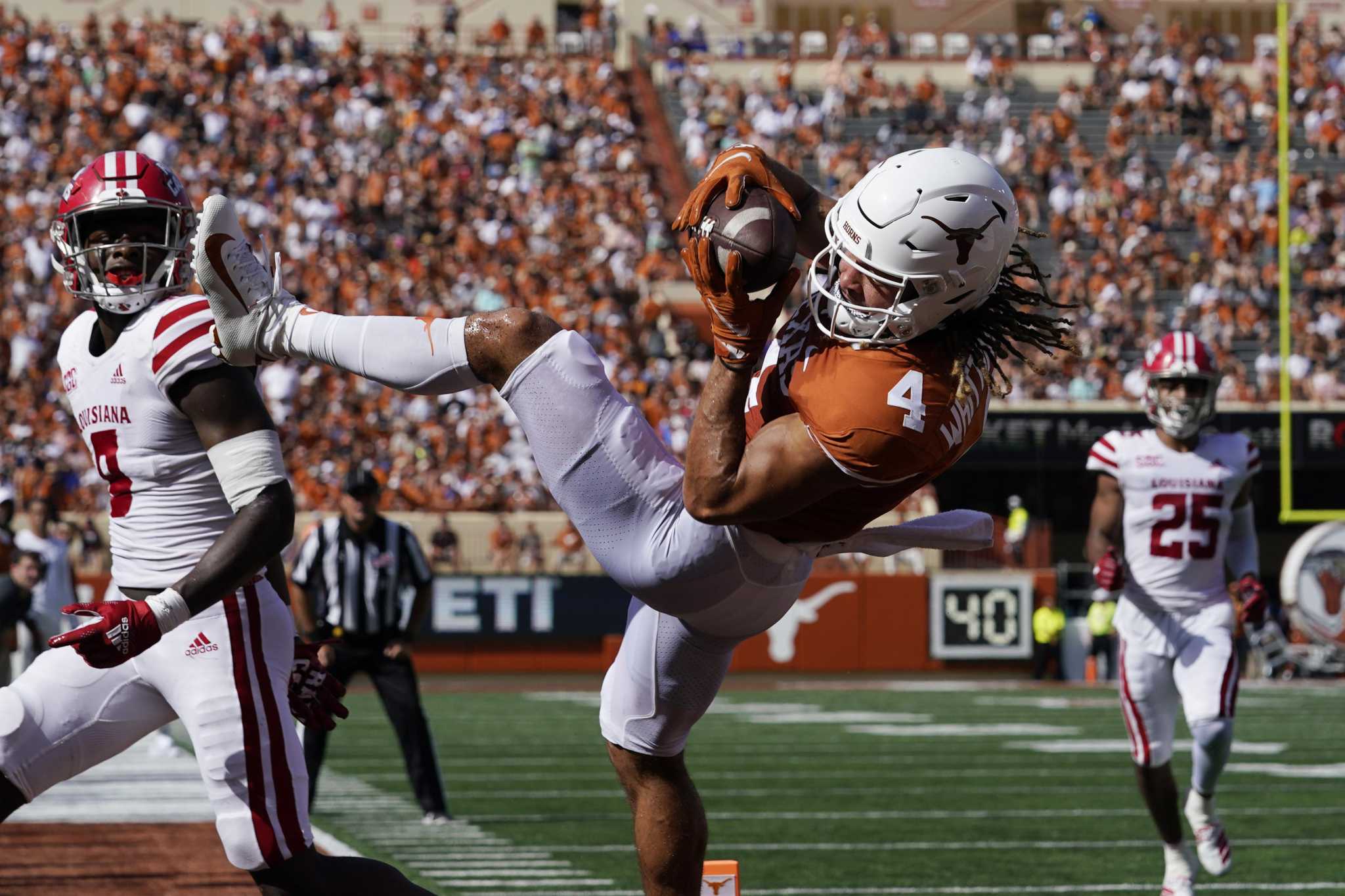 Texas looking for another WR star to step up and catch on