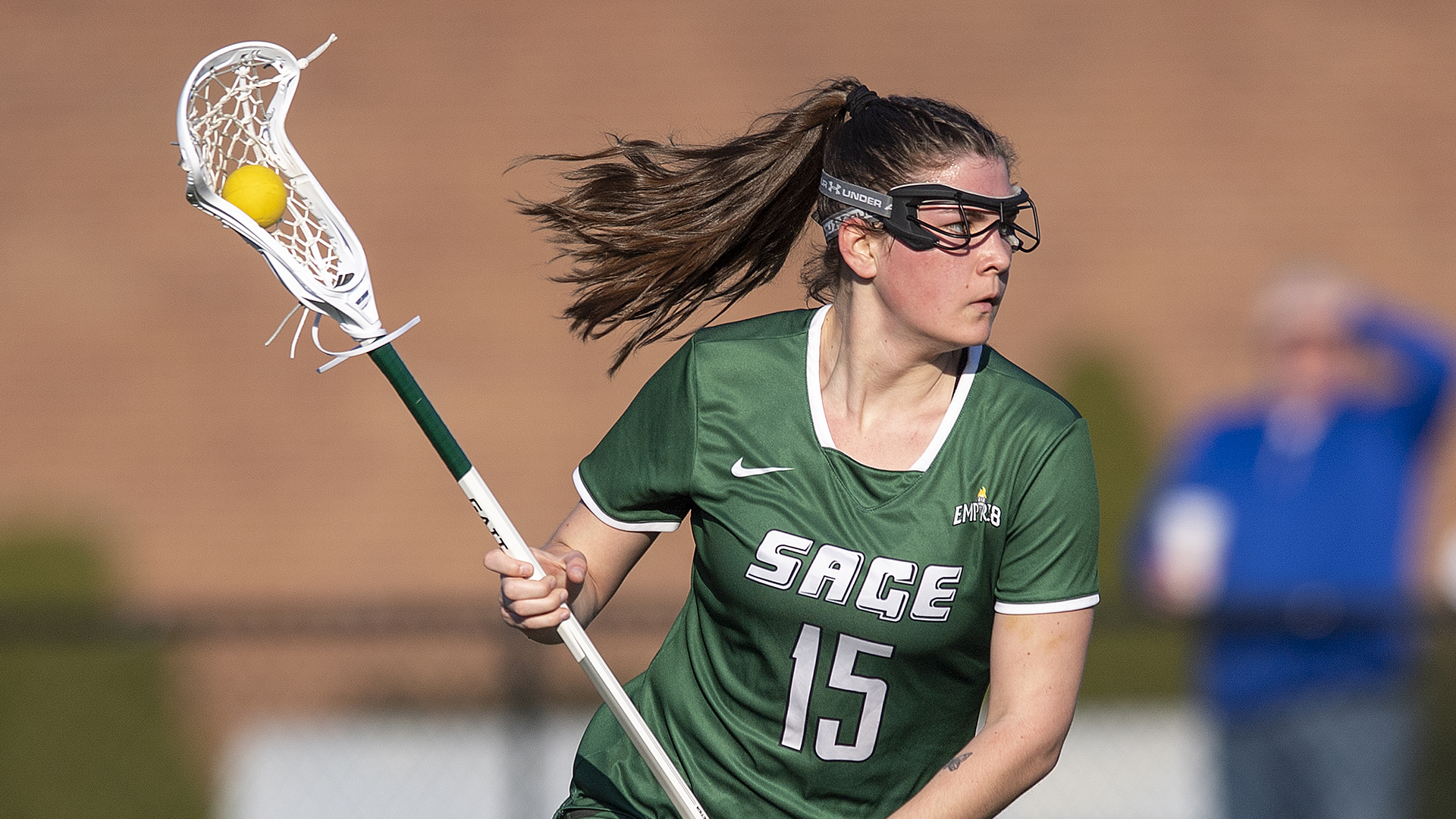 Grace Hines keeps up scoring pace for Sage women's lacrosse