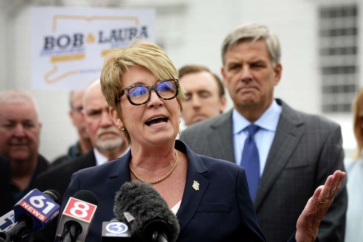 Bob Stefanowski: Fairfield’s Laura Devlin an ‘outsider’ pick as GOP running mate