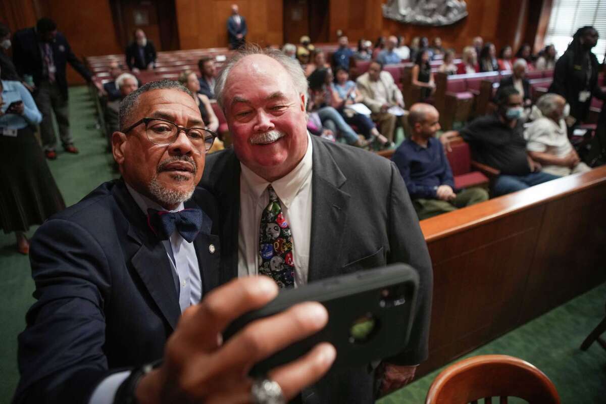 Photos: 'John McClain Day' at Houston City Hall