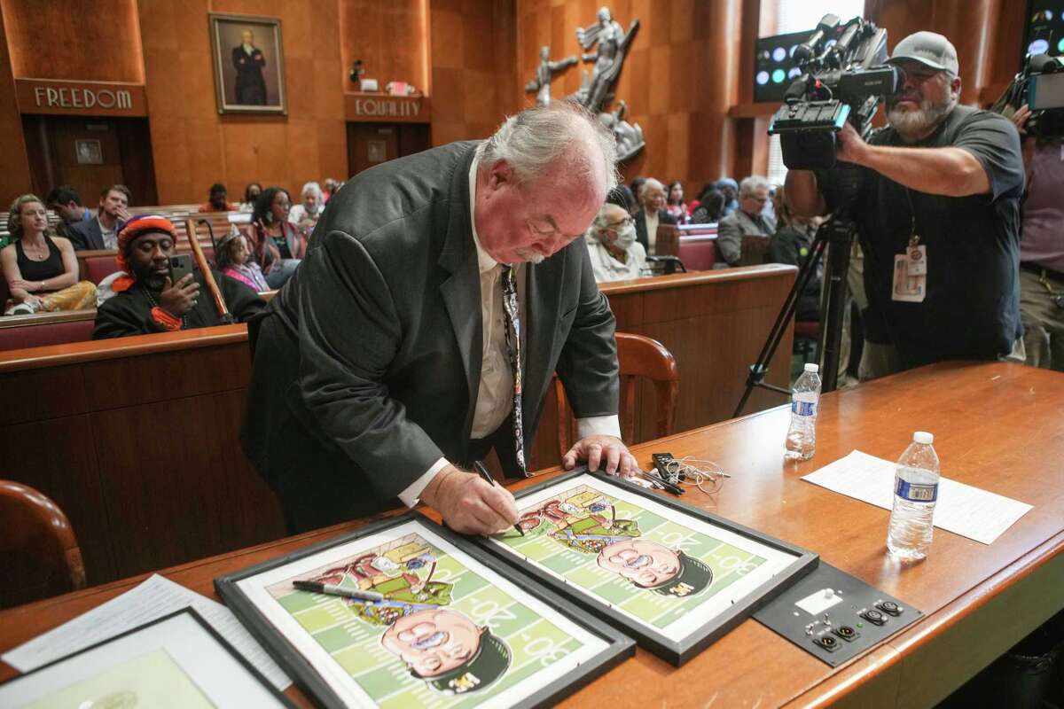 Photos: 'John McClain Day' at Houston City Hall