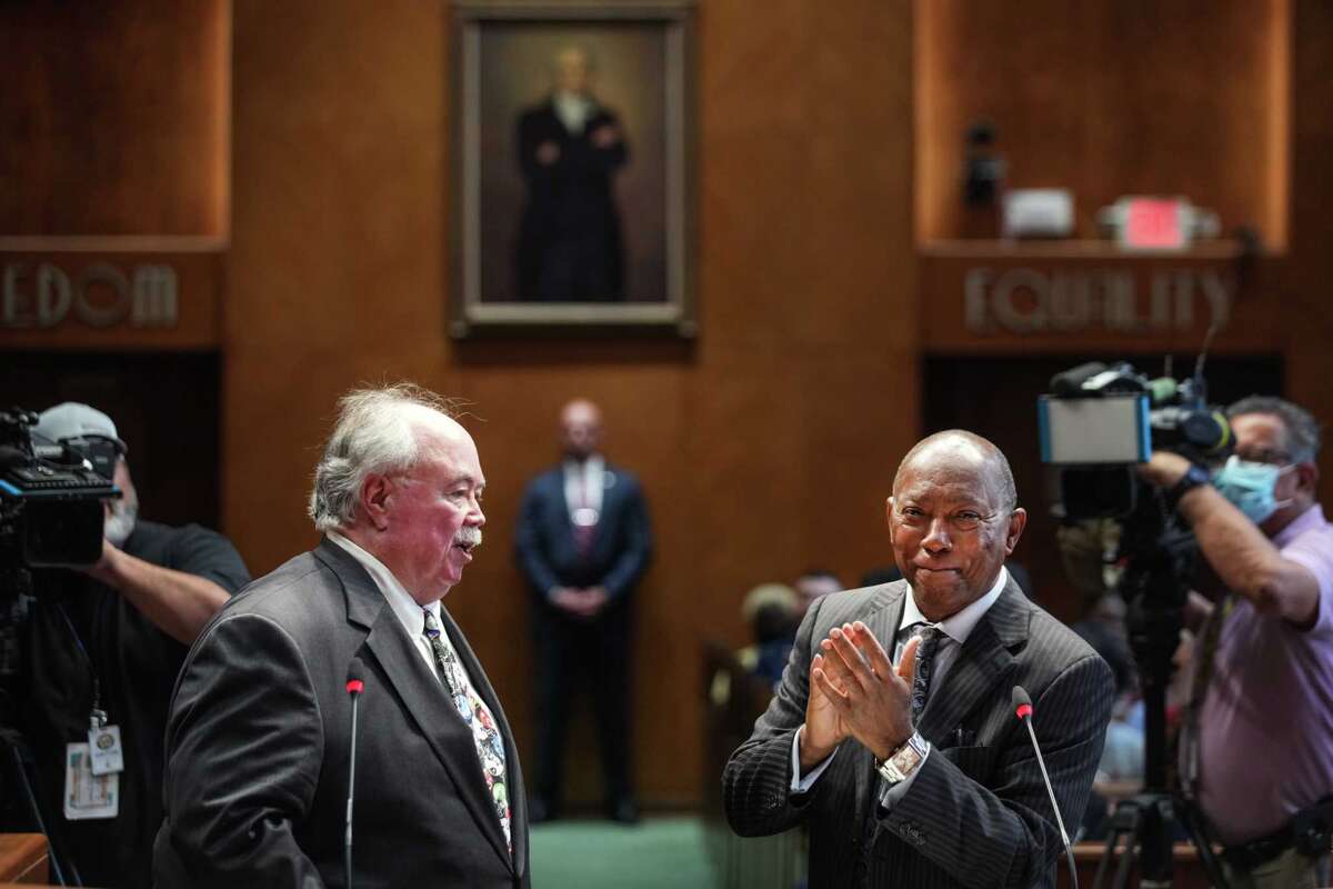 Photos: 'John McClain Day' at Houston City Hall