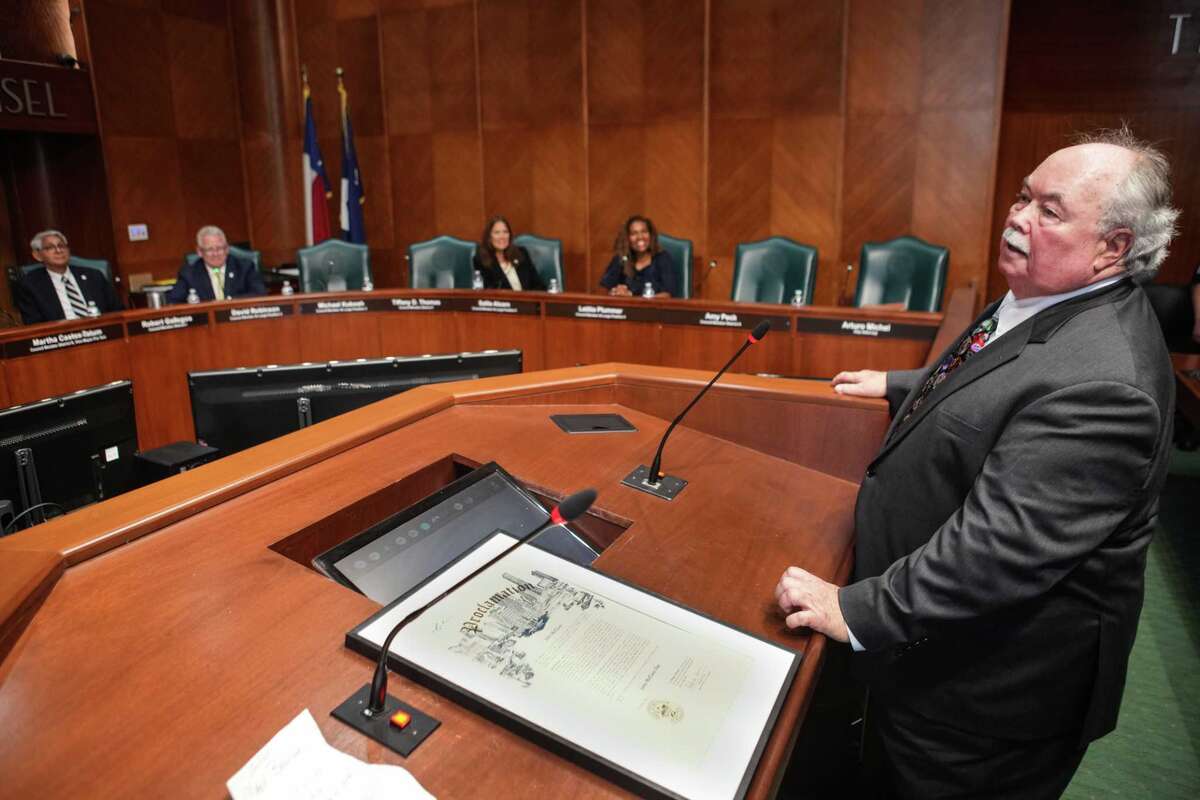 Photos: 'John McClain Day' at Houston City Hall