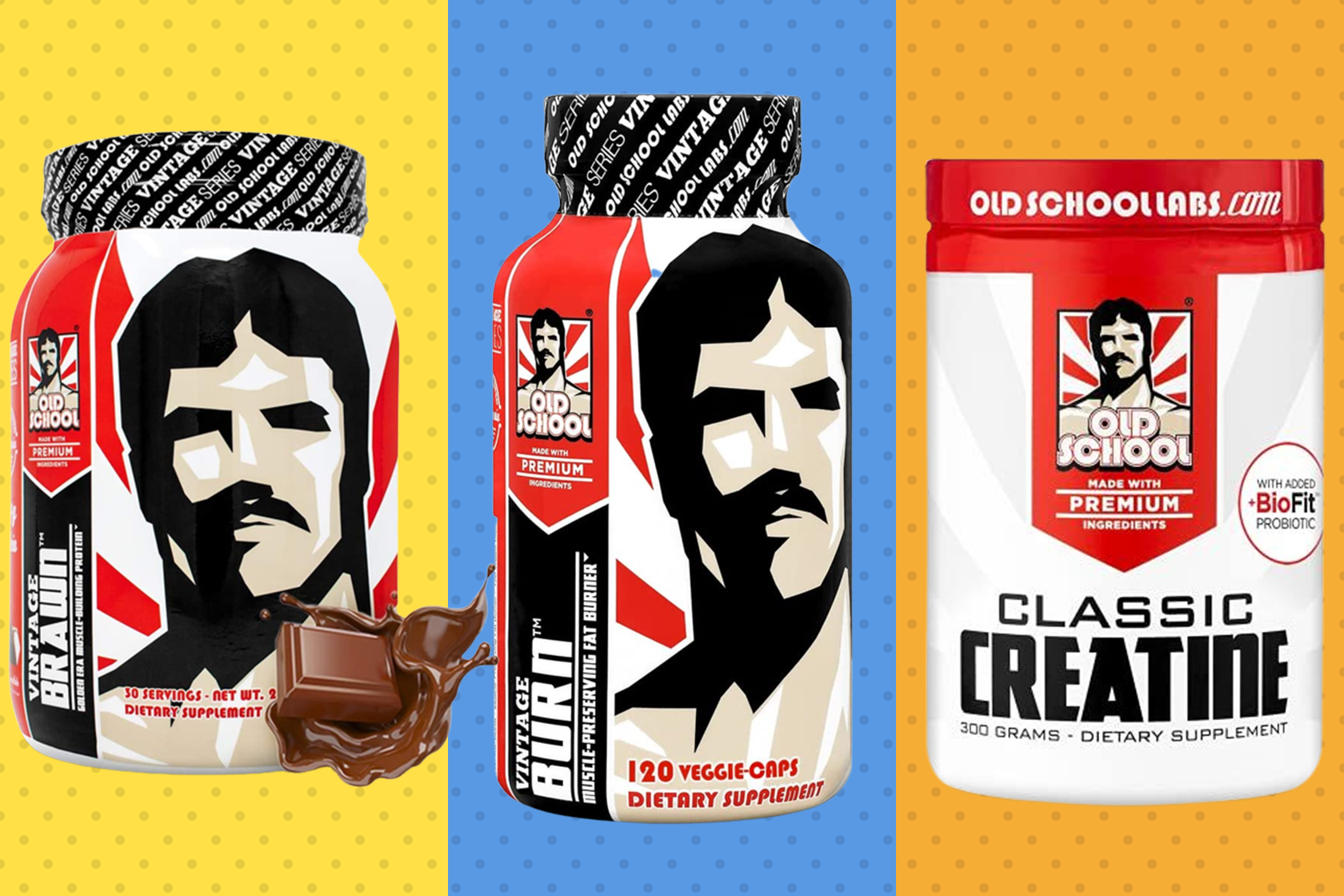 Amazon has Old School Labs pre-workout powders and supplements on sale