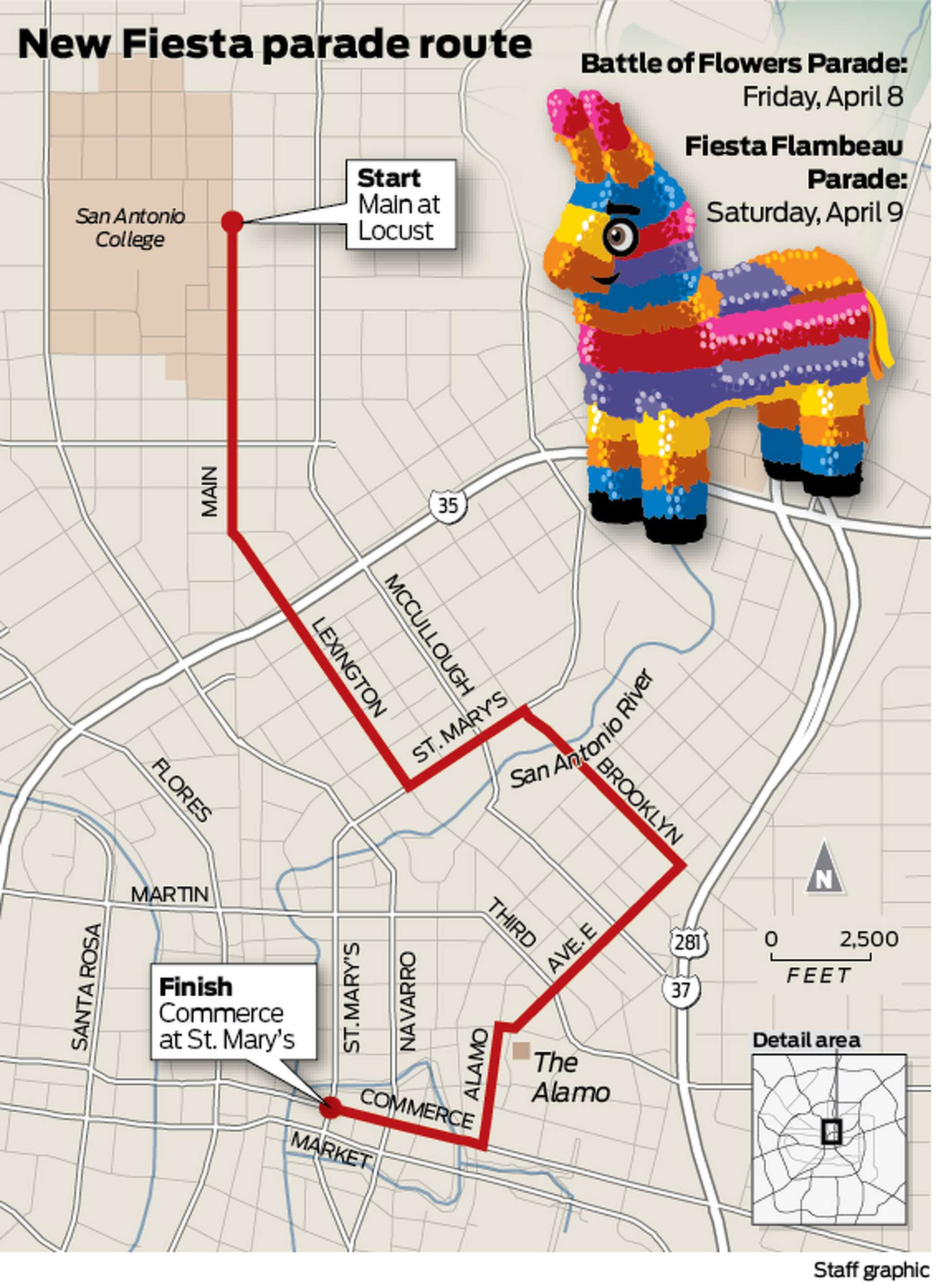 Fiesta parade route 2022: Where to get the best views for Battle of ...