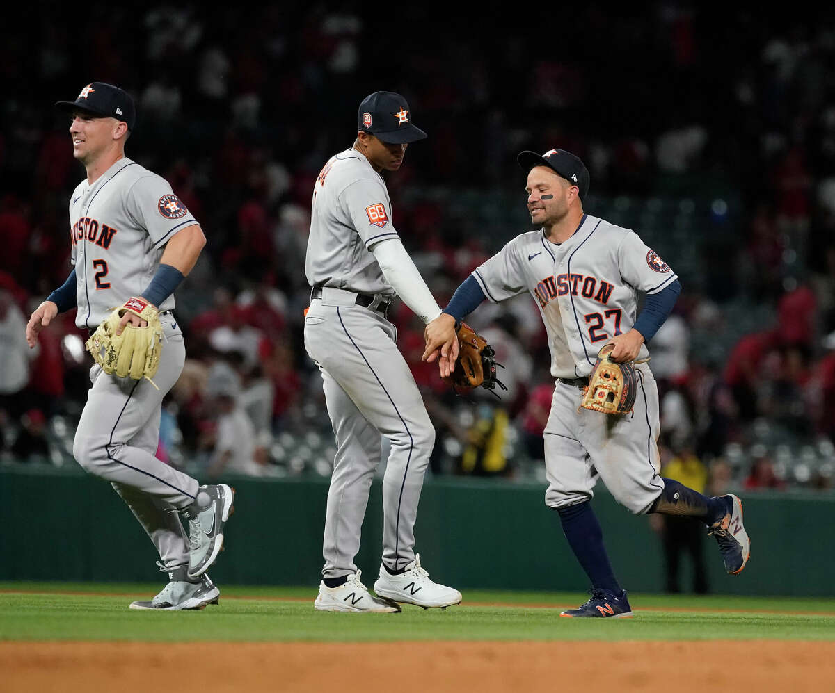 Photos: Astros vs. Angels on Opening Day