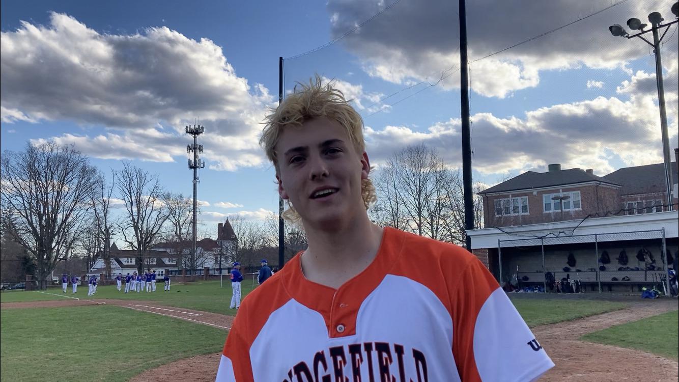 Ben Cherico leads Ridgefield baseball to a dominant victory over Danbury