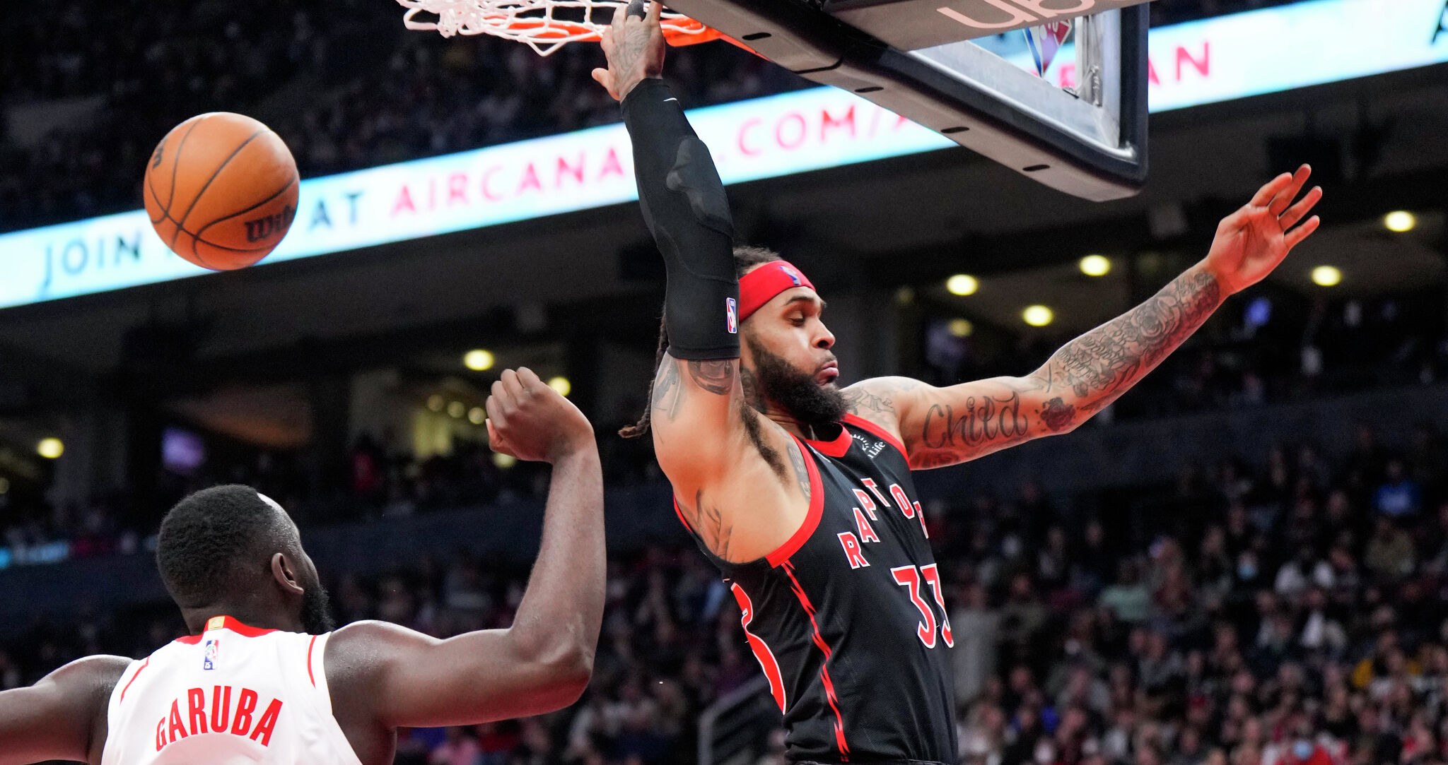 Rockets get a taste of playoff atmosphere in loss to Raptors