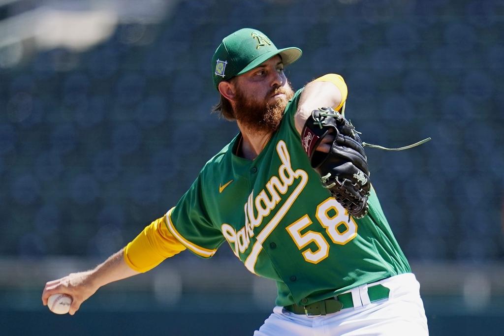 Paul Blackburn works to expand repertoire for A’s