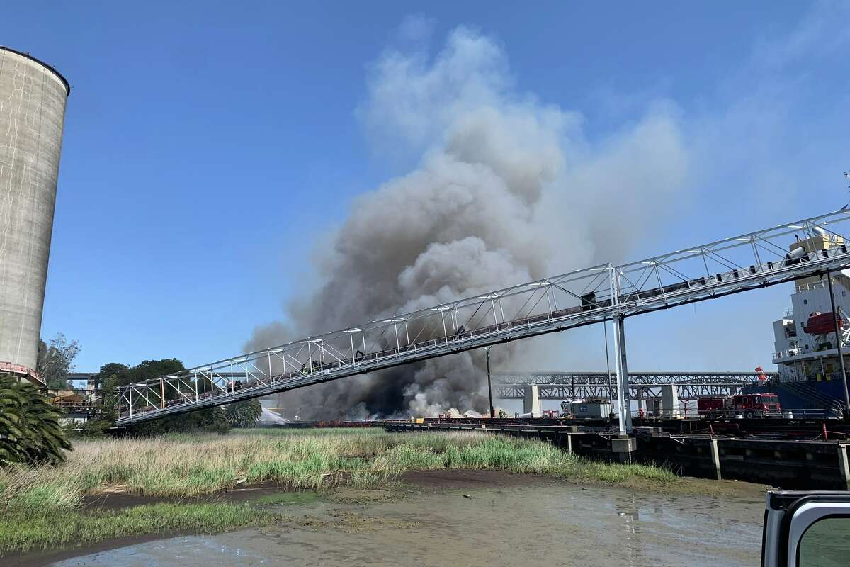 Clean-up begins after Benicia Port fire extinguished