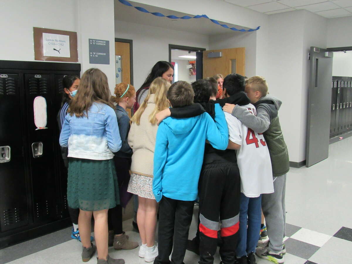 Liberty sixth-graders compete in 'Goose Chase' scavenger hunt