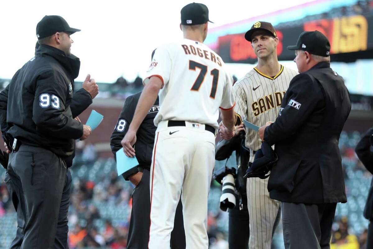 Giants’ Tyler Rogers, Padres’ Taylor Rogers unite earlier than expected