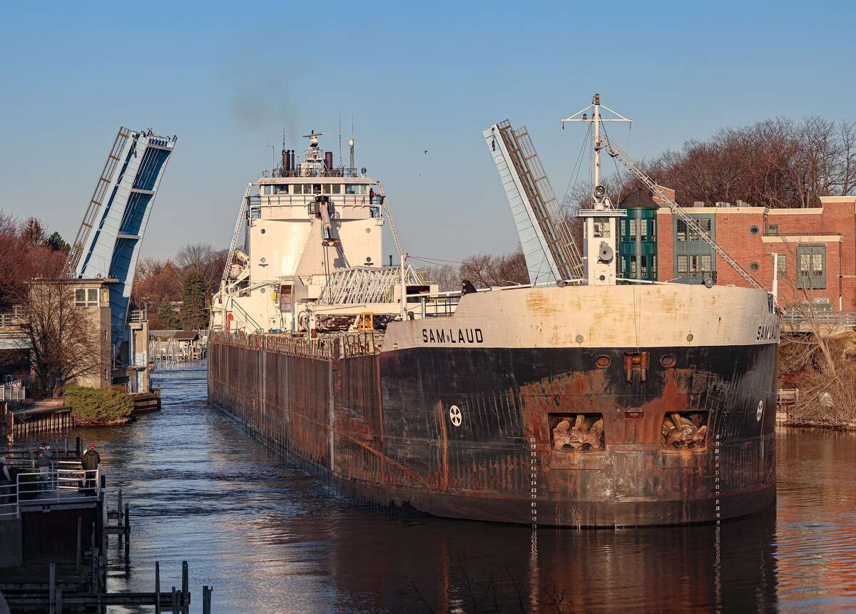 Sam Laud delayed on Manistee River Channel