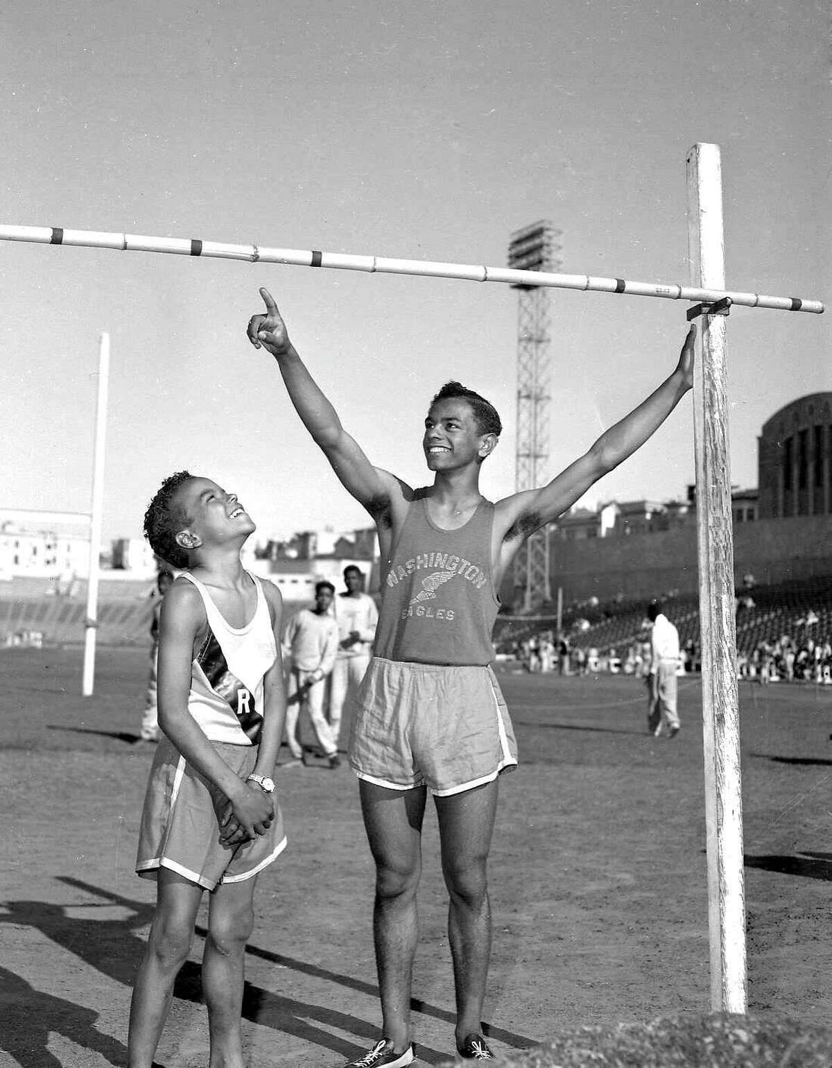Johnny Mathis — yes, the singer — was an S.F. high jump champion ...