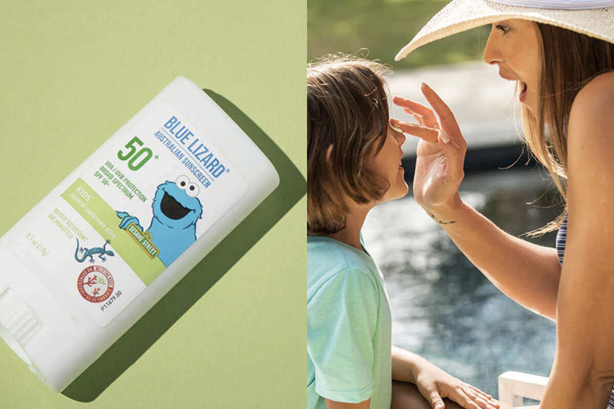 Blue Lizard sunscreen is my go-to brand for my son