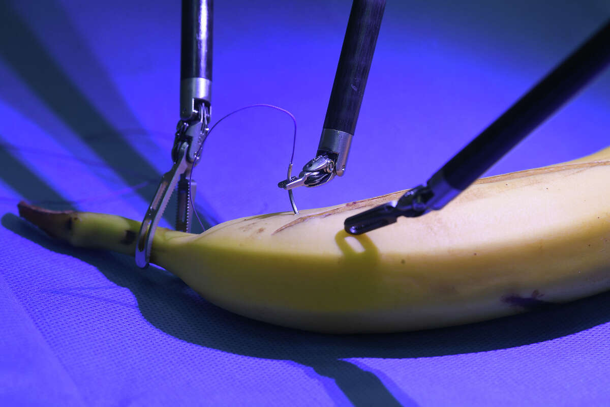 Photos: Christus St. Elizabeth Hospital demonstrates robot tech