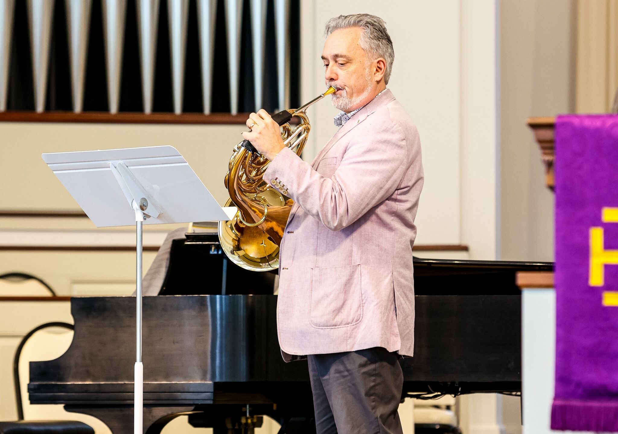 Horn player Bruce Bonnel closes Lenten concert series